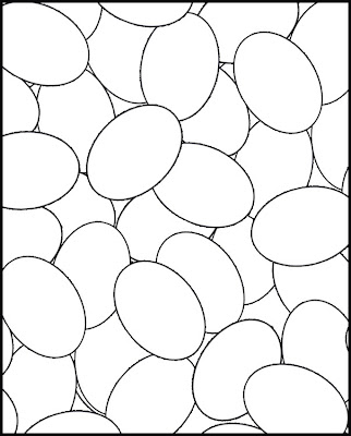 EASTER COLOURING: EGGS COLORING PAGE FOR EASTER