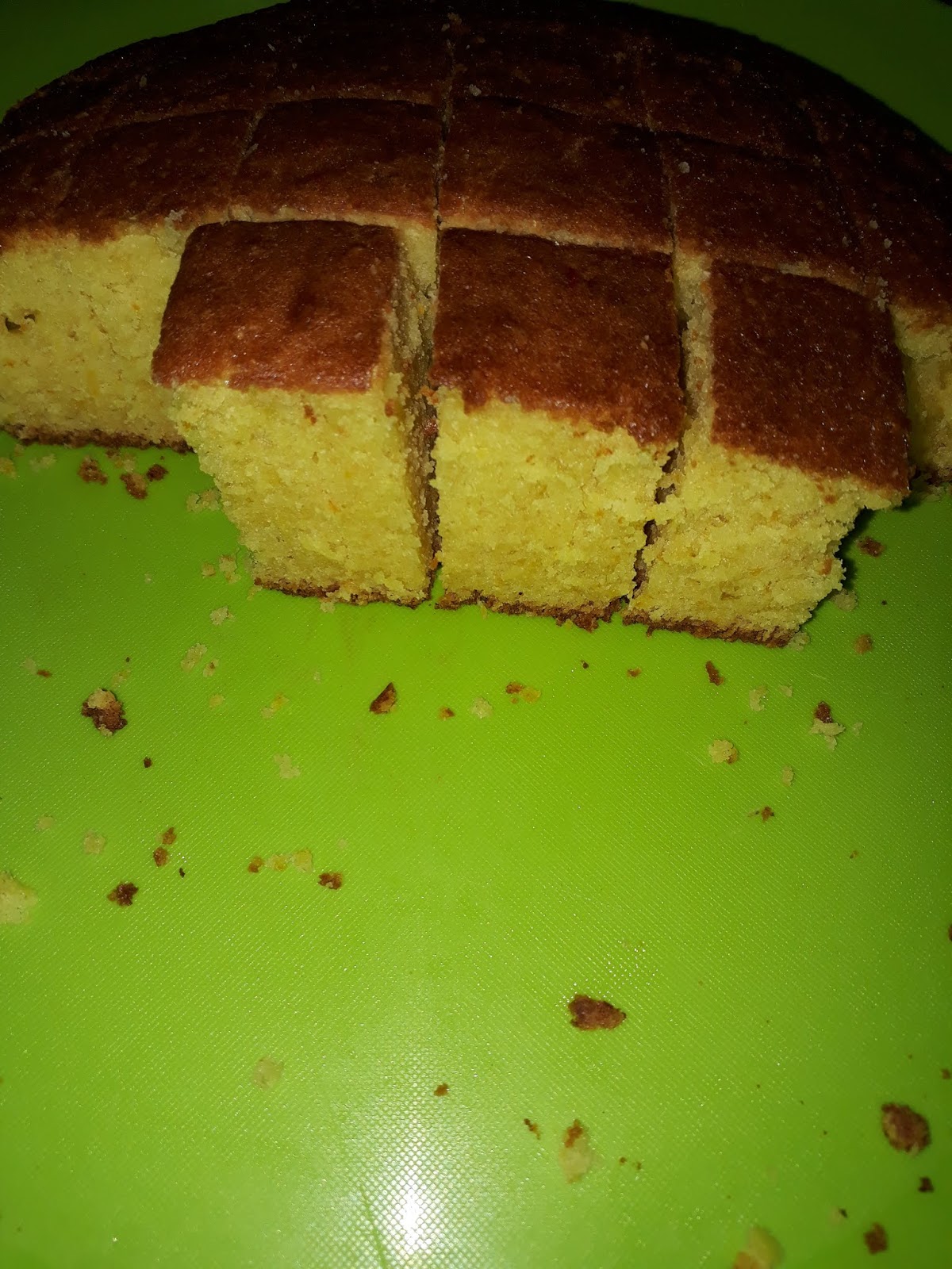 Embun ♥ Kaseh ♥ Rosaliza: Kek Oren @ Blended Orange Cake