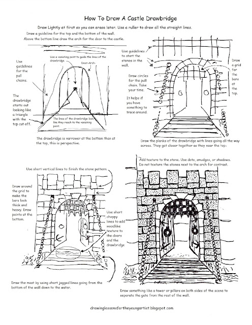 How to Draw Worksheets for The Young Artist: Printable How To Draw A ...