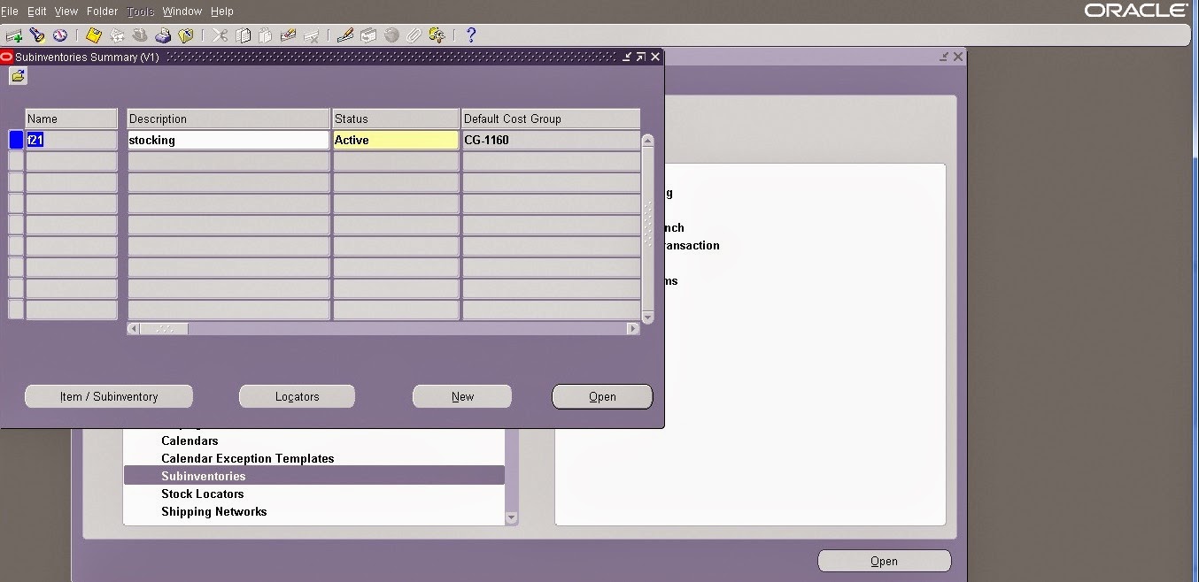 Defining Subinventory in Oracle Apps R12 | Oracle Scm Today