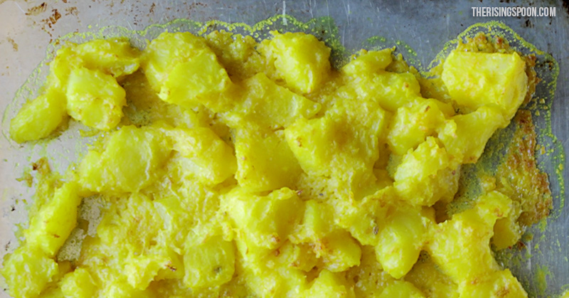 Turmeric Roasted Potatoes (That Taste Like Mac and Cheese) | The Rising ...