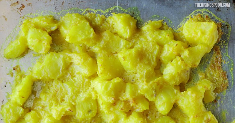 Turmeric Roasted Potatoes (That Taste Like Mac and Cheese) | The Rising ...