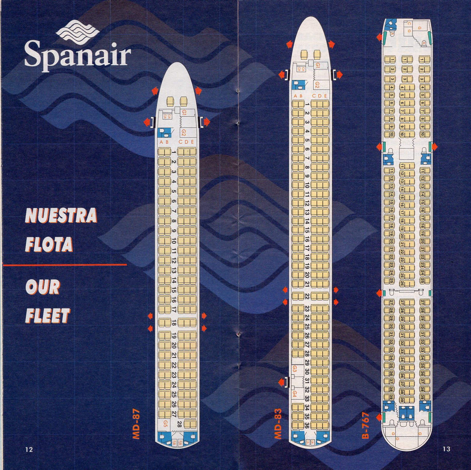 Airline memorabilia: Spanair (1997/1998) [completo]