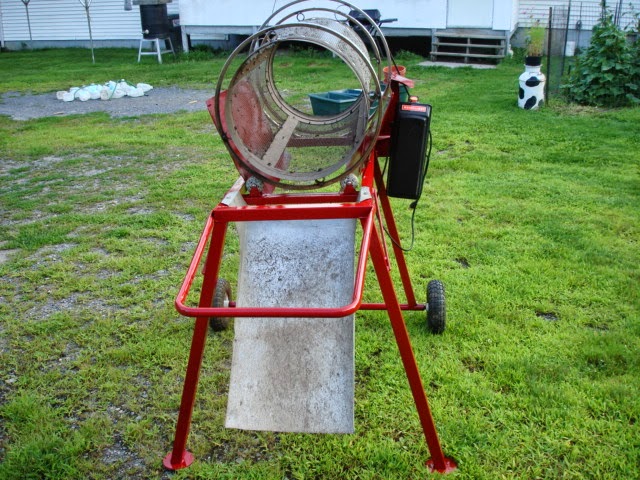 Ed's Metal Creations: Homemade Compost Trommel