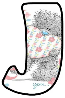 Tatty Teddy Letters. Letras de Tatty Teddy. - Oh my Alfabetos!