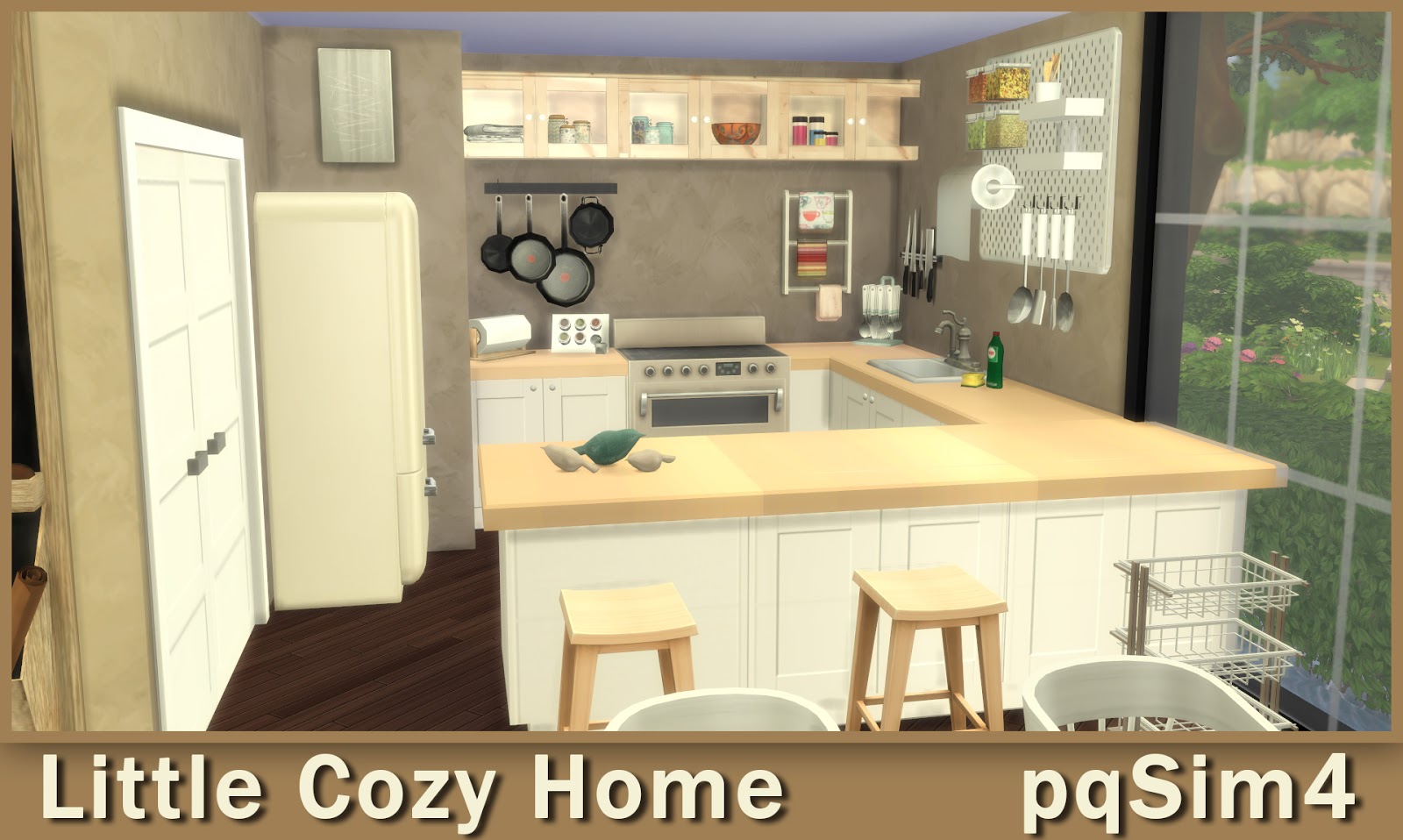 Little Cozy Home. Sims 4 Speed Build.