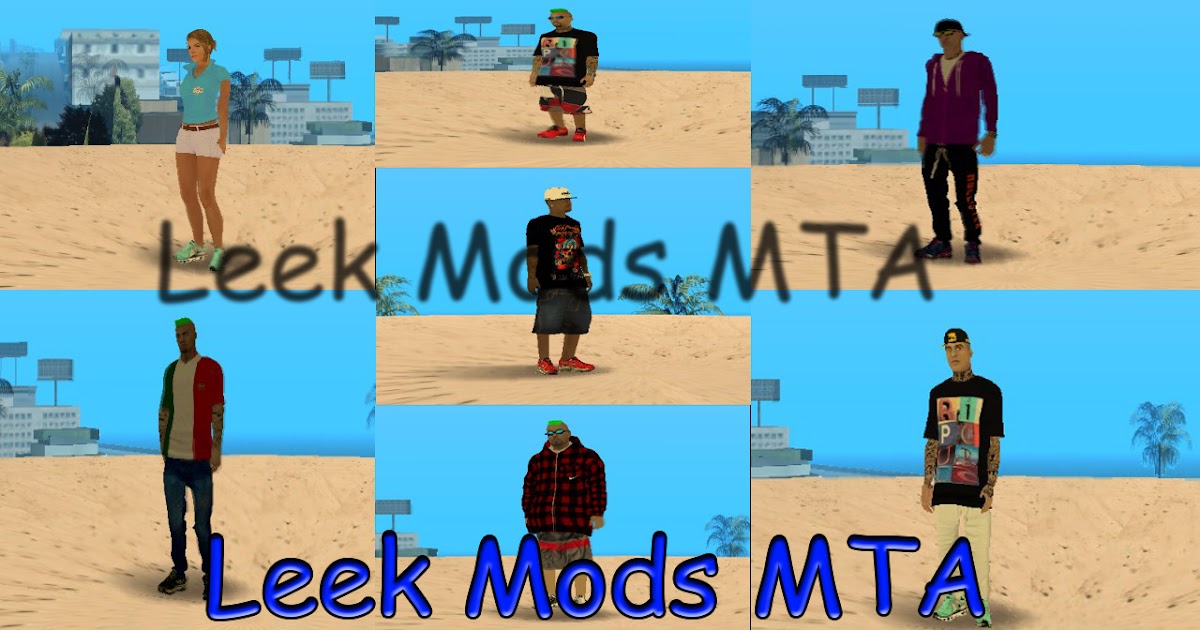 Leek Mods MTA: Pack Com 7 Skin MTA
