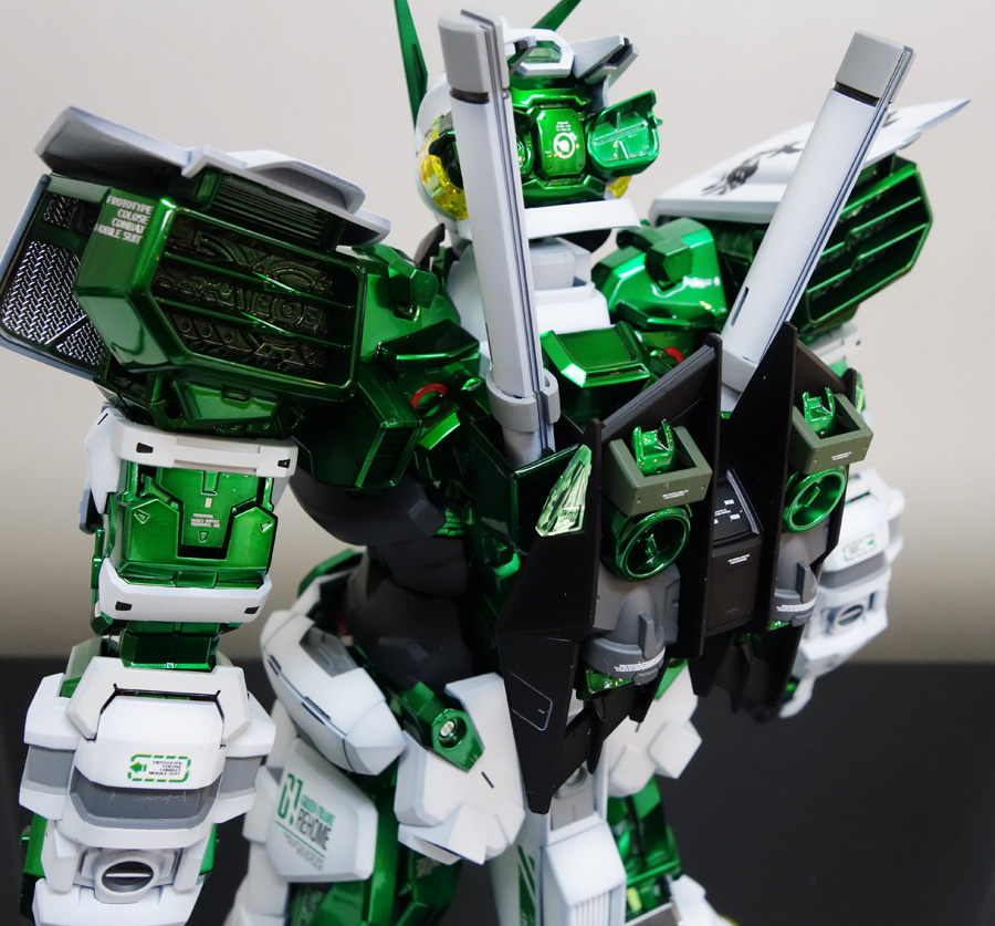GUNDAM GUY: PG 1/60 Gundam Astray Green Frame - Painted Build