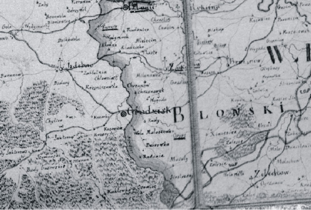 Grodzisk Mazowiecki : Grodzisk na starych mapach