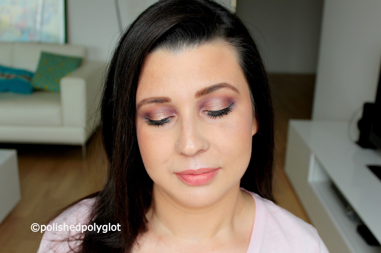 Makeup │Soft Look in Rose Gold with a Touch of Teal [Monday Shadow ...