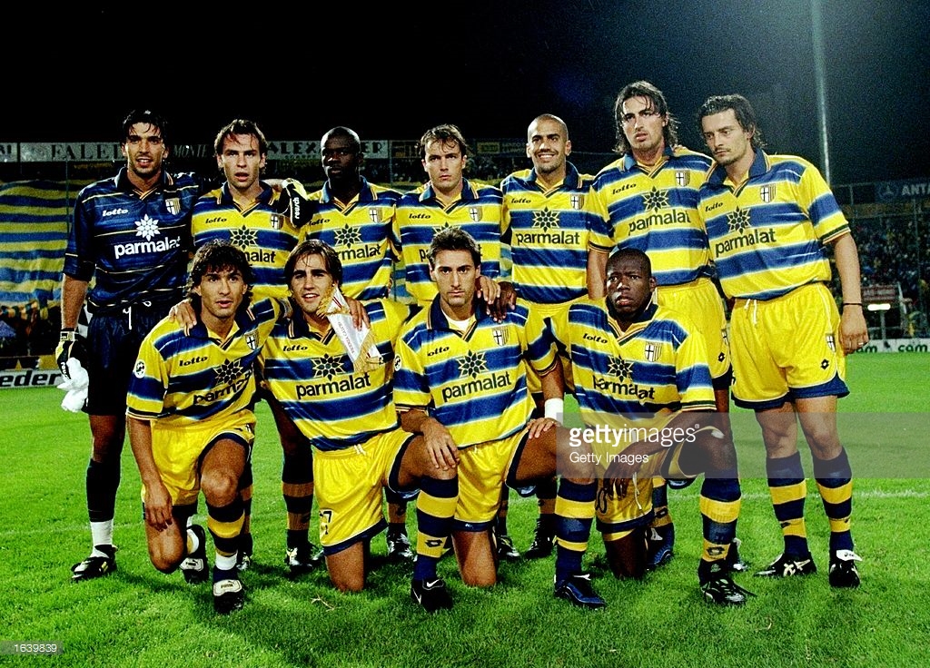 Kit Design, by eroj: 1998-99 Parma (Home, Away e Third)