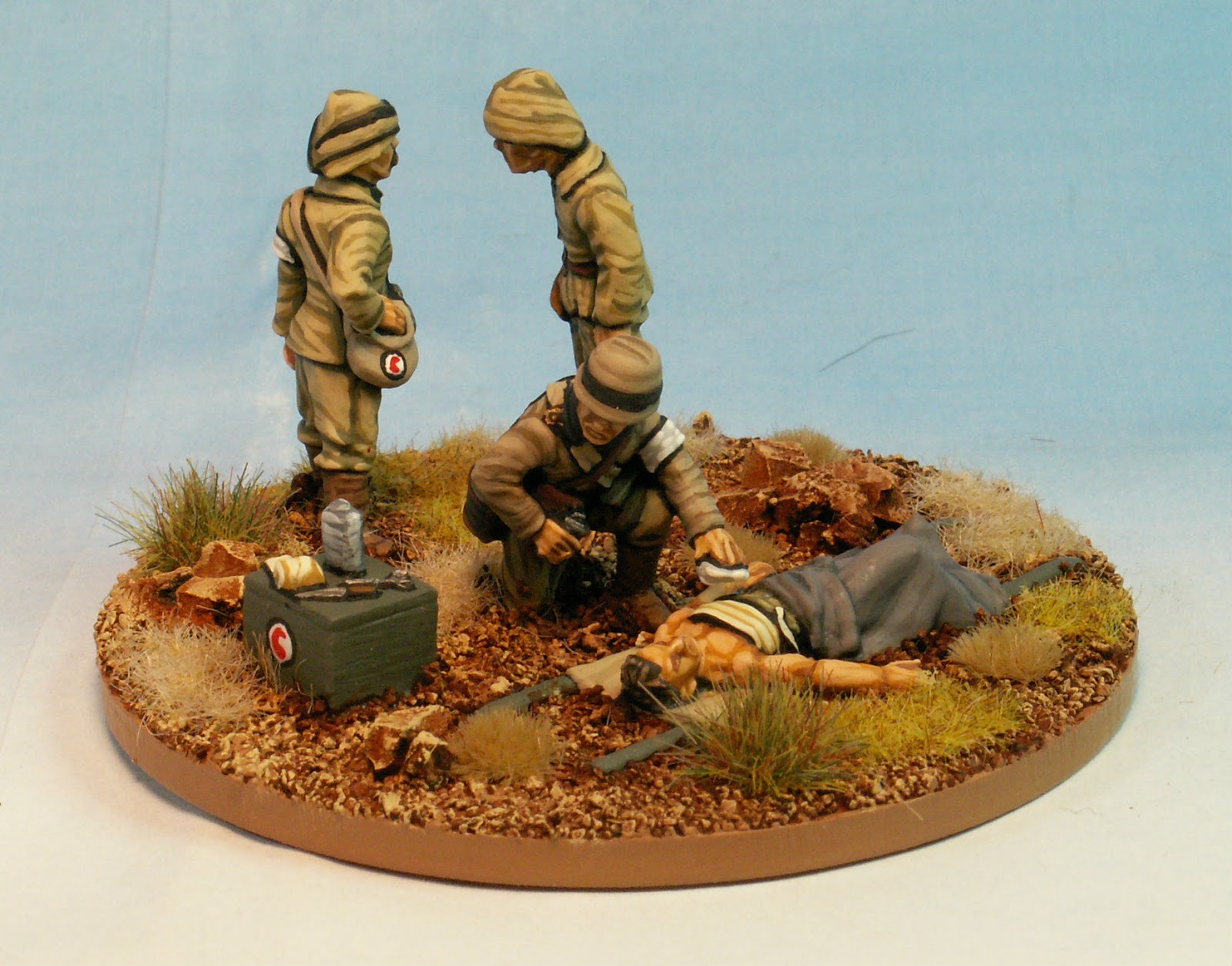 Over Open Sights: WW1 Ottoman Medical Aid Station. WW1 Camel Ambulance 2.