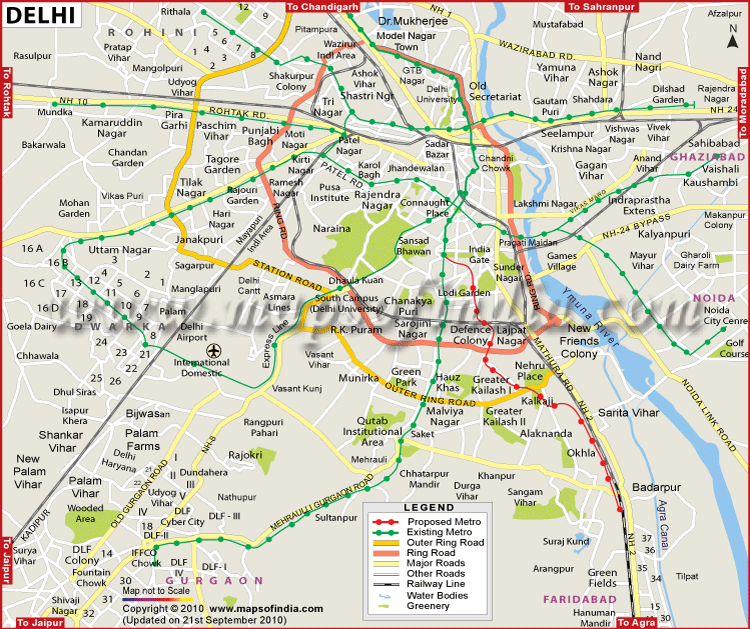 Ek Baar Ki Baat Hai: map of delhi