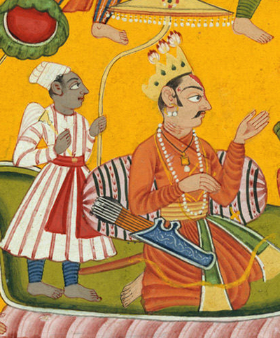 Indian Epics: Images and PDE Epics: Image: King Dasaratha