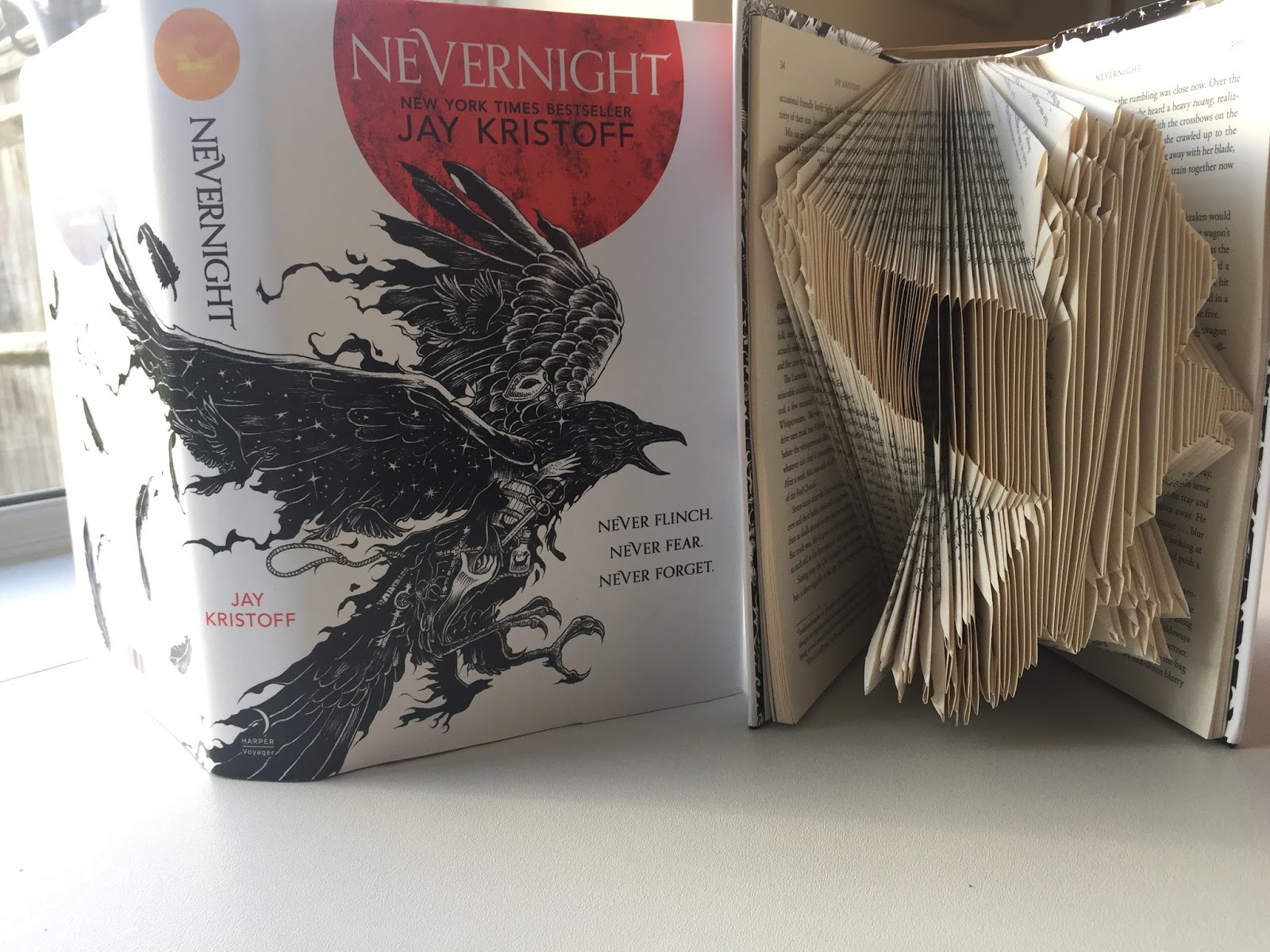 Feeling Fictional: Crafting Corner: Book Folding Art inspired by Jay ...