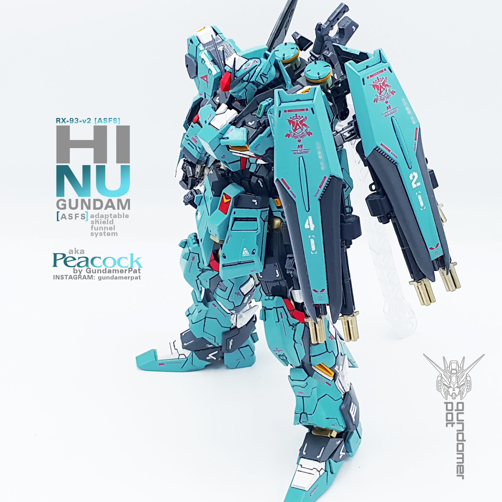 Custom Build: MG 1/100 RX-93-v2 [asfs] - Hi Nu Gundam Adaptable Shield ...