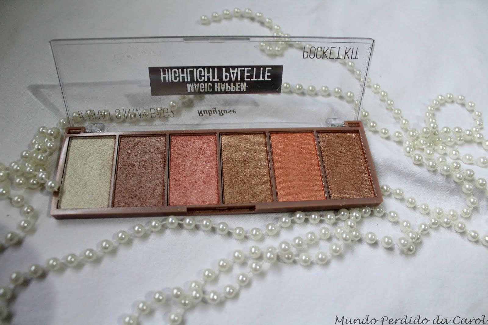 Mundo Perdido da Carol: Resenha: Paleta de Iluminador Magic Happen Ruby ...