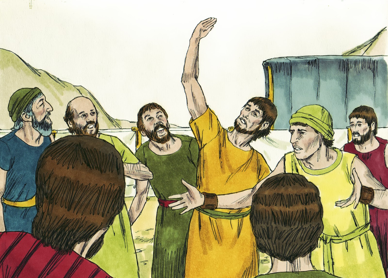 Bible Fun For Kids: 2.8. Joshua & the 12 Spies