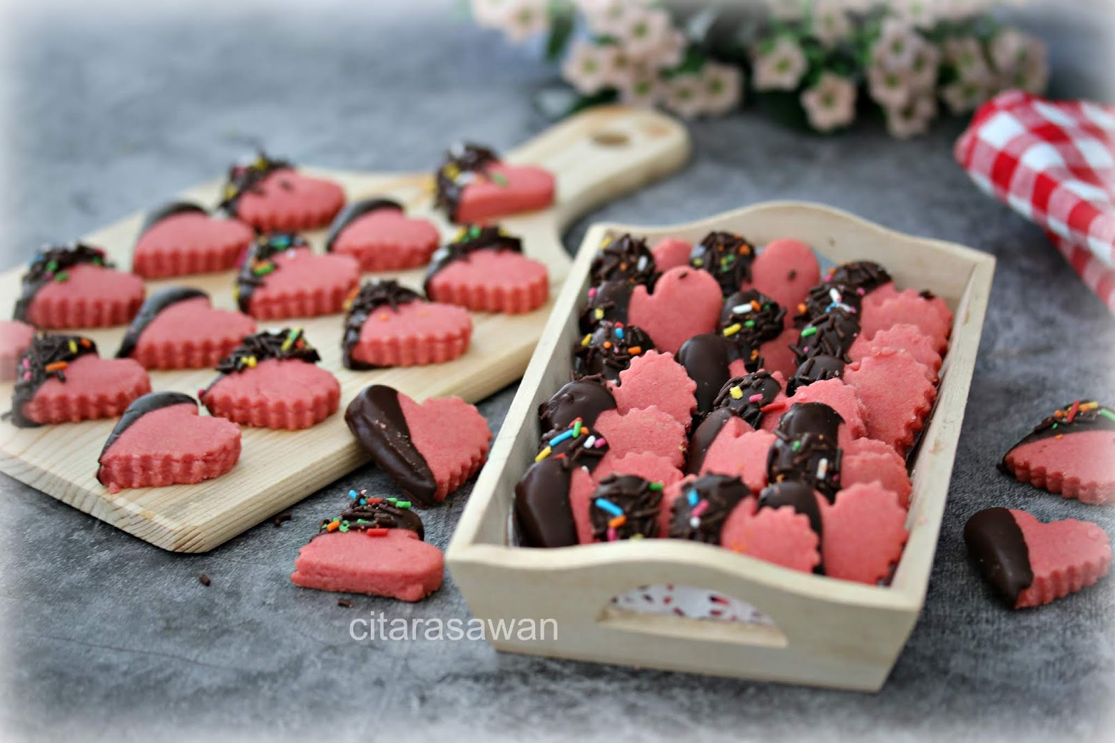 Biskut Sagu Strawberry ~ Resepi Terbaik