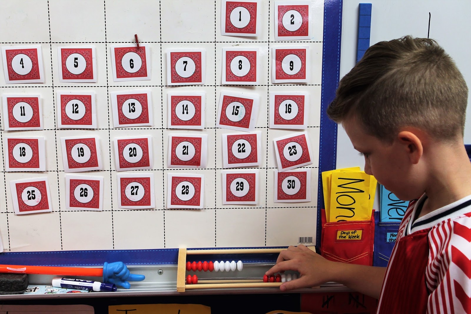 First Grade Wow: Let's Do the Rekenrek Slide!