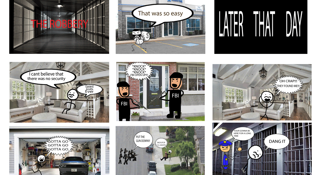 Juicyyy Graphics: 9 Panel Comic Strip