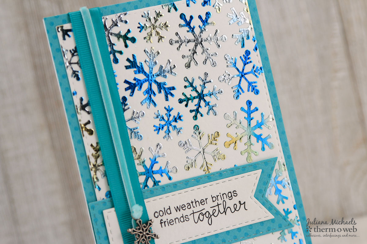 Snowflakes & Friends | Therm O Web Deco Foil Transfer Gel - 17turtles ...
