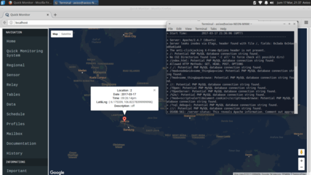 Menggunakan Nikto di BackBox 4.7 untuk memeriksa celah security pada ...
