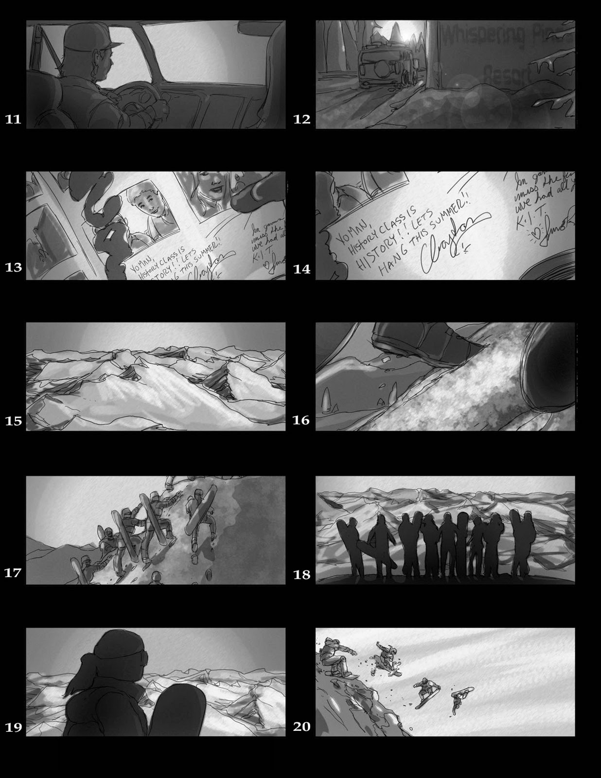 FragaBoom!: Trailer Storyboards