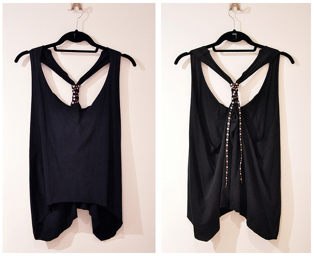 Wardrobe Recycle: Scissors Out - No Sew Tank Tops