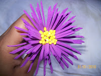 Tinas Creations: Instructions on making the foam flower