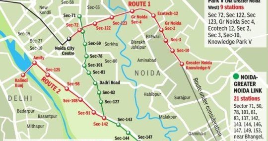 Noida-Greater Noida Metro Rail unlocks Property potential - IRCTC NEWS ...