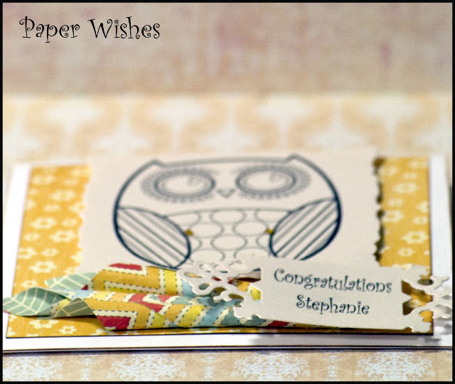PaperWishes: Congrats card for Stephanie