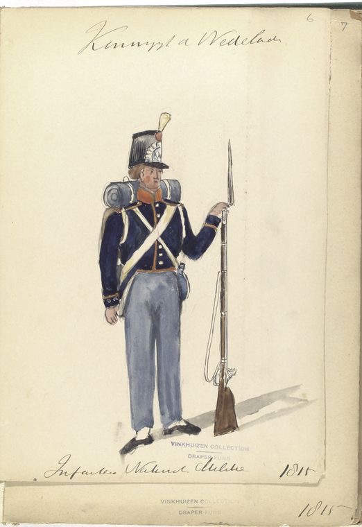 Waterloo in 20mm: 4th Dutch Belgian National Militia Battalion