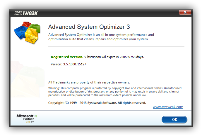 Advanced System Optimizer | v3.5.1000.15127 | Full | Patch | Pandora's Box