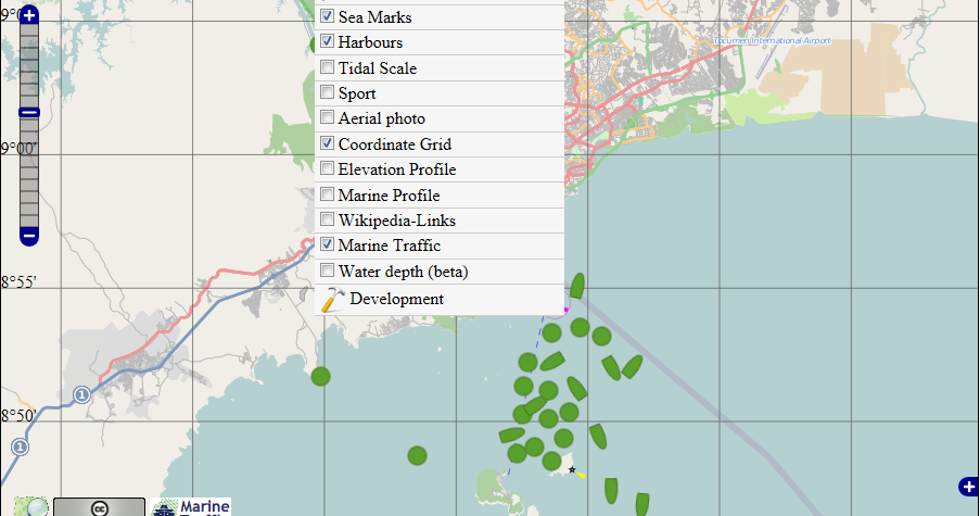 Wave Height Map - Sea Depths - Tide Scale | Ship Traffic