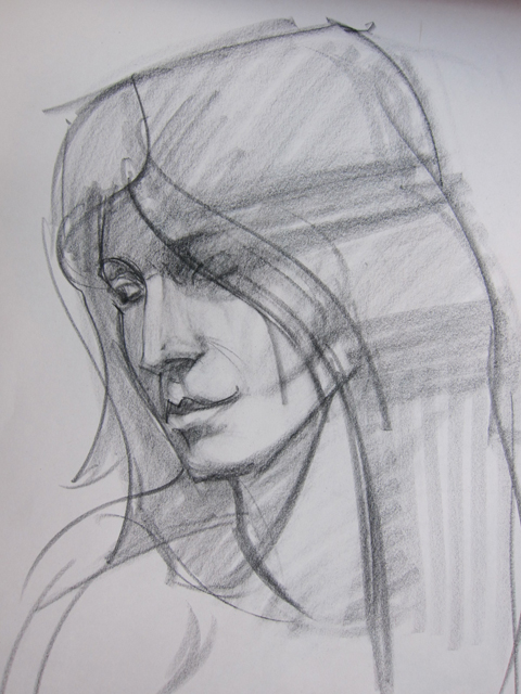 Sketchblog Chris Chien: Head Drawing - 2D Shapes and Head Construction