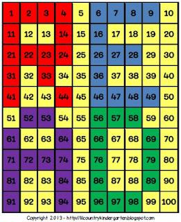 Lil Country Librarian: *NEW* Hundreds Charts for Easter, Earth Day ...
