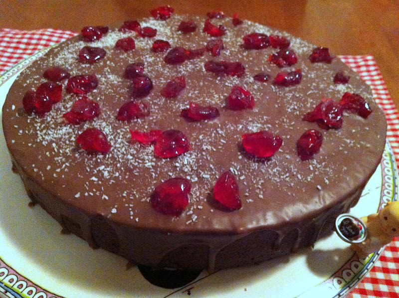 Treen's Cherry Ripe Fudge Cake | Laws of the Kitchen