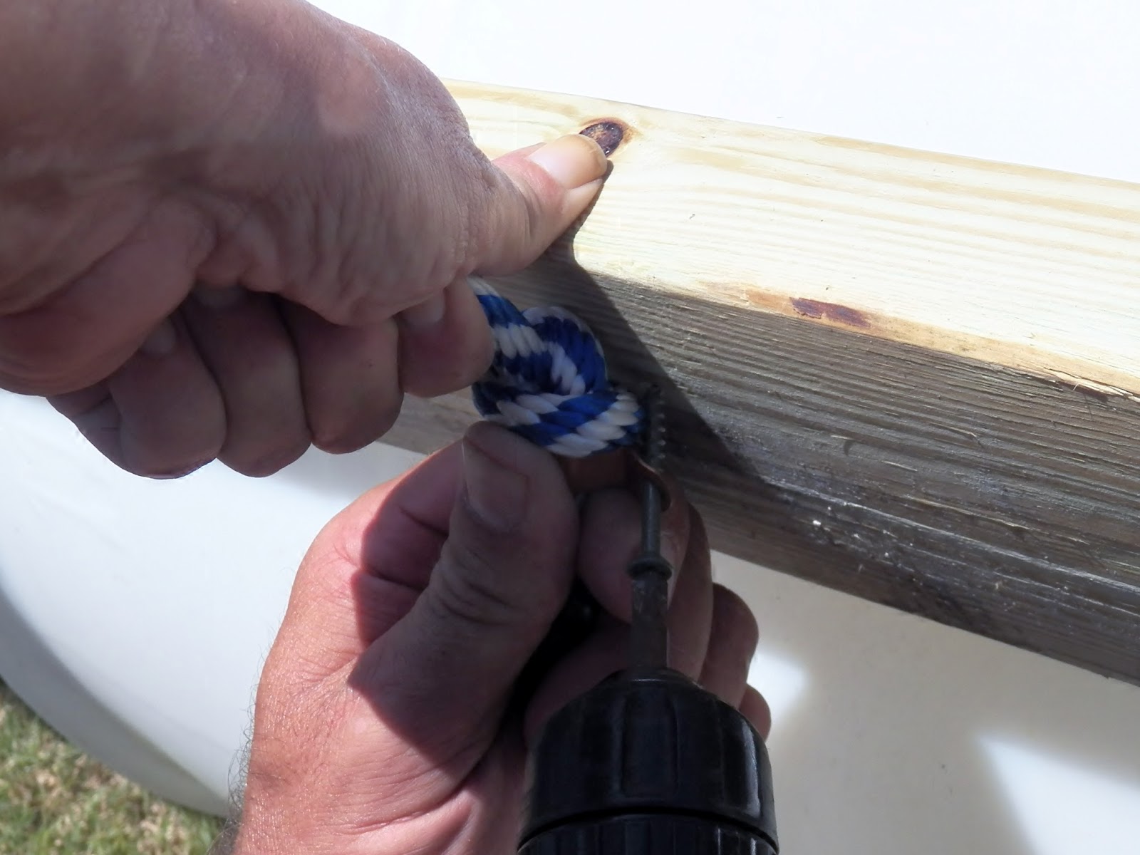 My Backyard: We Built our own Floating Dock