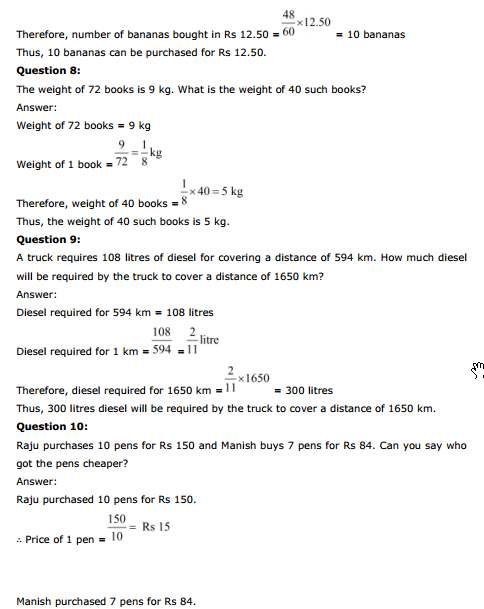 NCERT Text Book Solutions: Ncert Solutions For Class 6th Maths Chapter ...