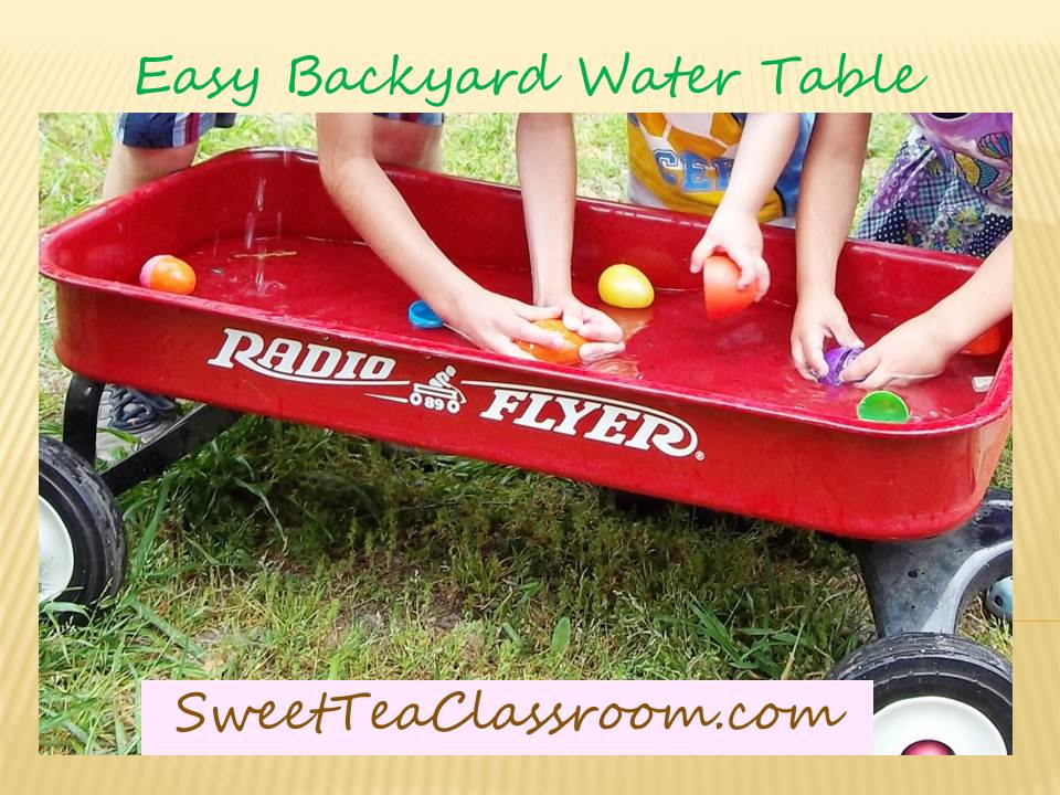 Sweet Tea Classroom: Sensory Water Table {Wagon} Fun