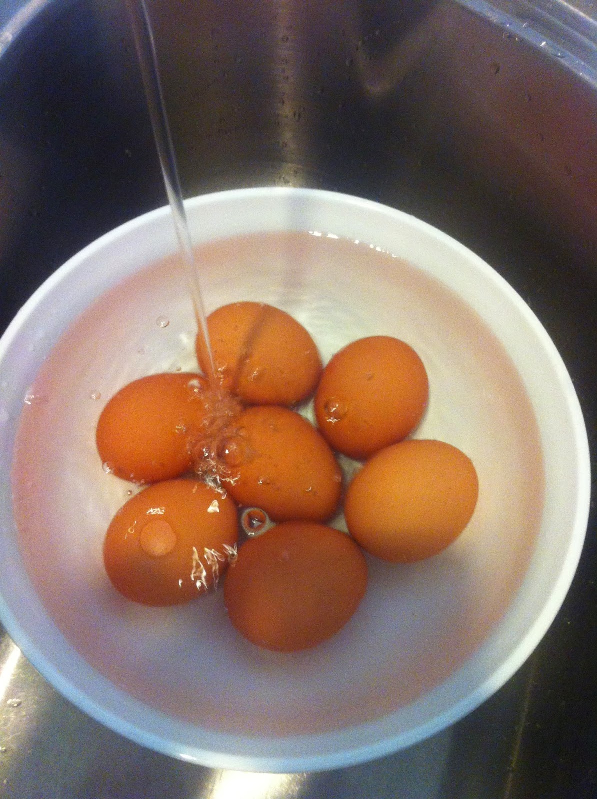 Baking For Cowboys: No Crack, Easy Peel Hard-Boiled Fresh Eggs: Steam ...