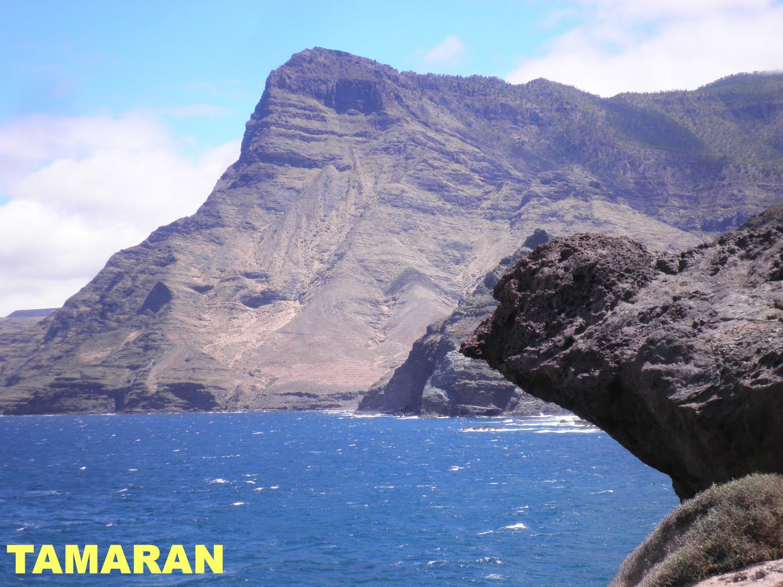 TAMARAN: ARTENARA DE TAMARAN FORMACIONES GEOLOGICAS PLAYAS VIRGENES