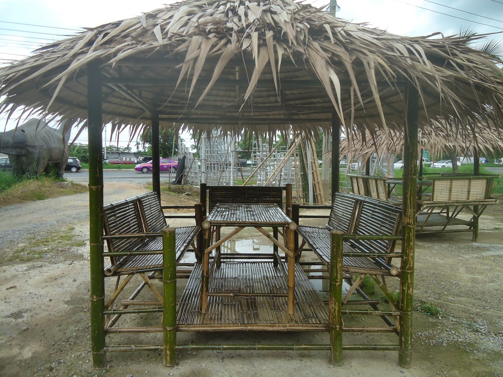 Pusat pengrajin bambu mojokerto jawa timur indonesia