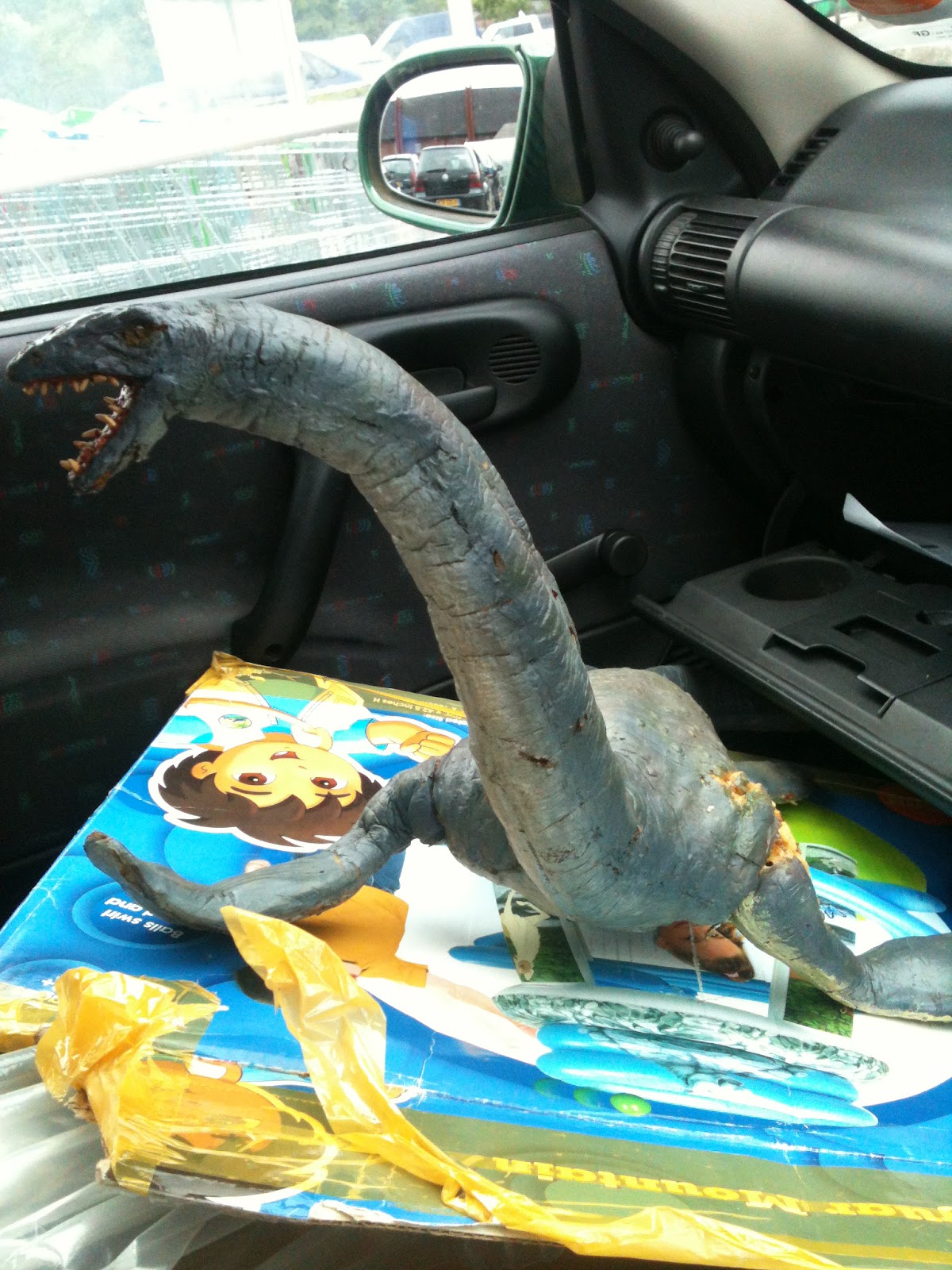 Lee's Stop Motion Monster Land: Stop Motion Plesiosaurus puppet.