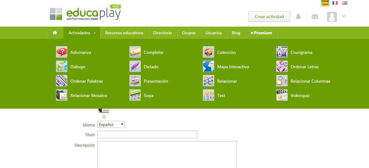 Up to You.: EDUCAPLAY: actividades interactivas multimedia
