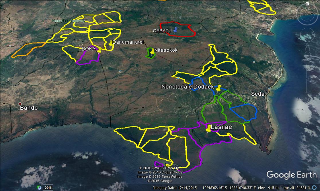 yokianiskota: PETA WILAYAH KERJA RPH ROTE SELATAN, KPHP MODEL ROTE NDAO ...