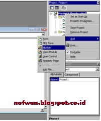 Tutorial Membuat Program Perpustakaan Form Anggota Perpustakaan dengan Visual Basic 6.0 - nofwan