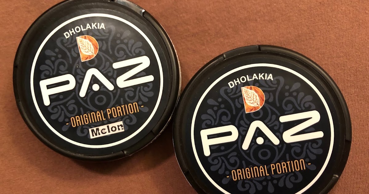 Paz Snus: Original & Melon (Original Portion) - Reviews. 17 February 2019.
