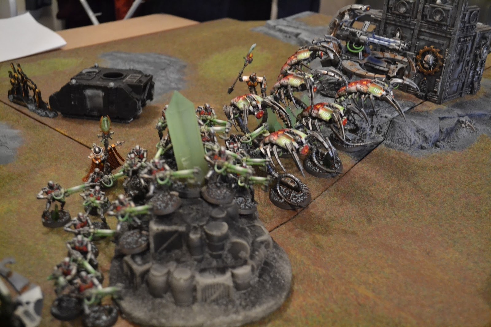 Battle Report - Necrons vs Chaos Space Marines (Nurgle) - Bloody Dice